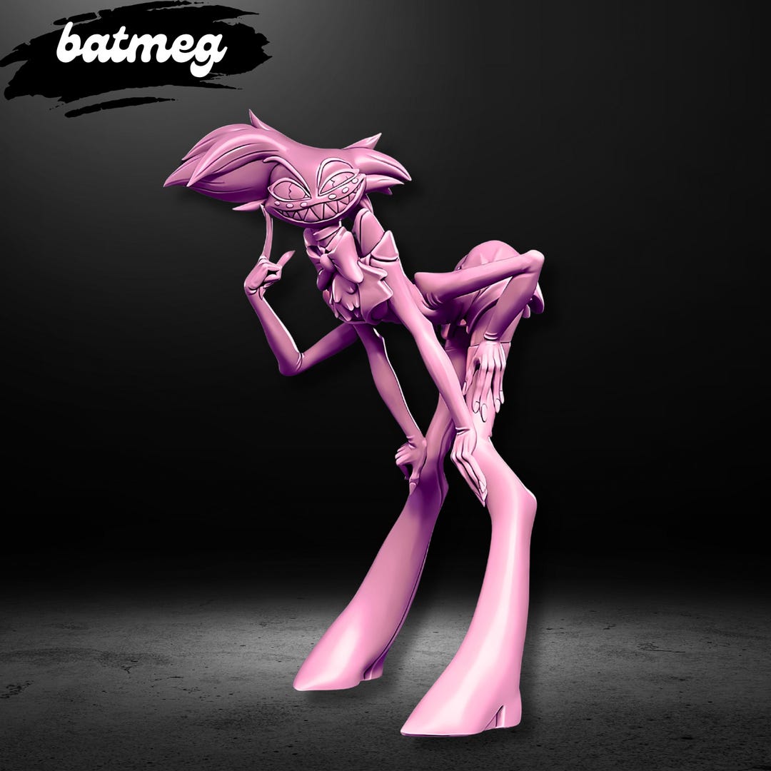 Angel Dust Figure, Hazbin Hotel Stl 3D Printing, Angel Dust Stl 3D ...