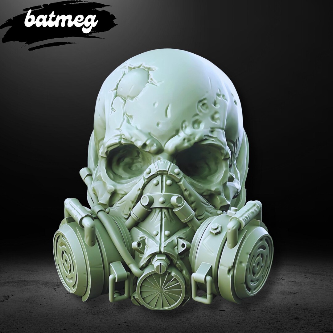 Masked Skull, Masked Skull Stl File 3D Printing, 3D Model, Masked Skull ...