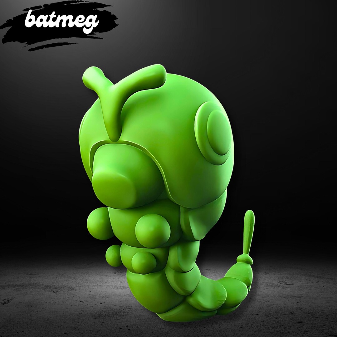 Caterpie Figure, Pokemon Stl File 3D Printing, Caterpie Stl 3D Model ...