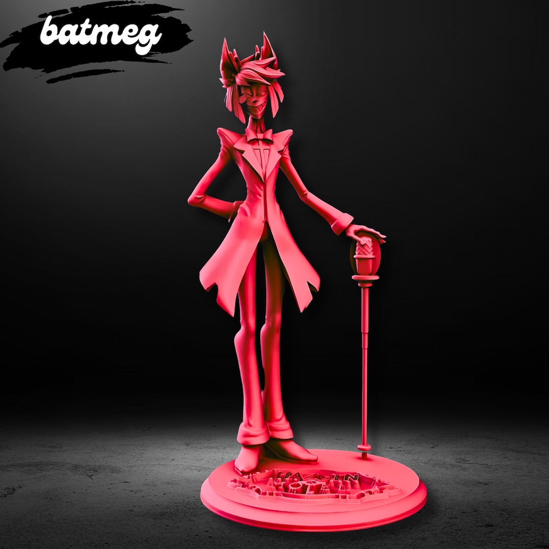 Alastor Figure, Hazbin Hotel Stl File 3D Printing, Alastor Stl 3D Model ...