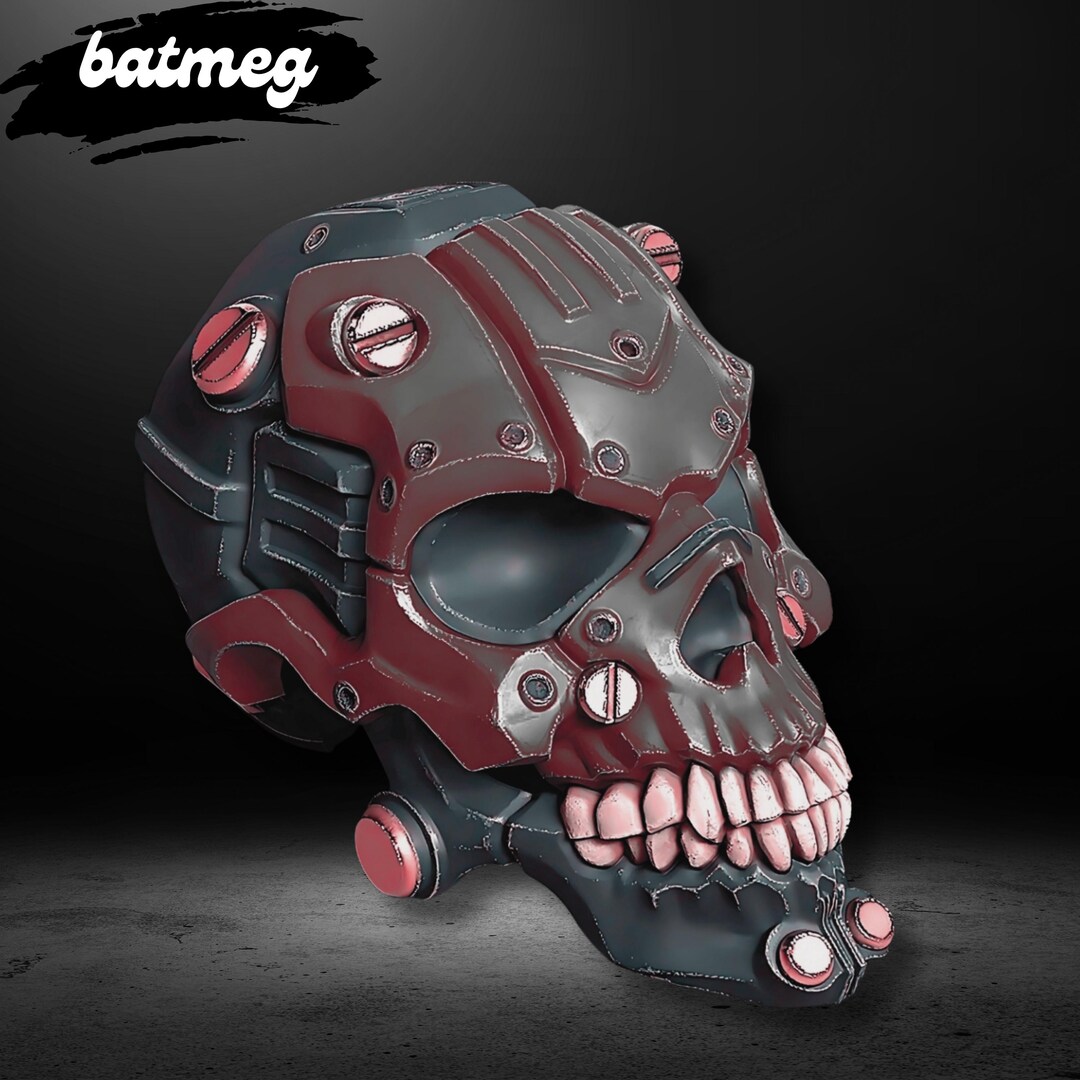 Mech Skull, Mech Skull Stl File 3D Printing, 3D Model, Mech Skull ...