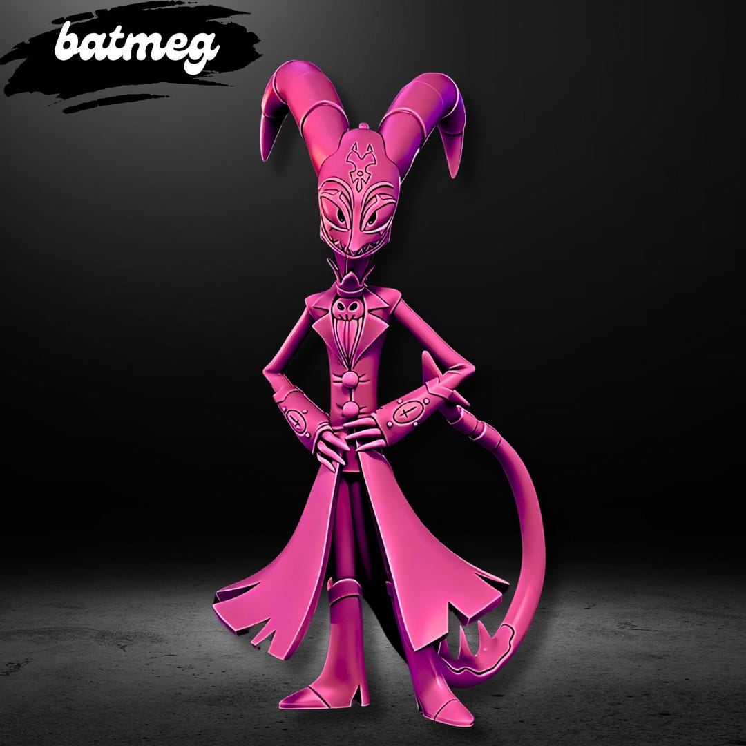 Blitz Figure, Hazbin Hotel Stl File Impressão 3D, Blitz Stl design de ...