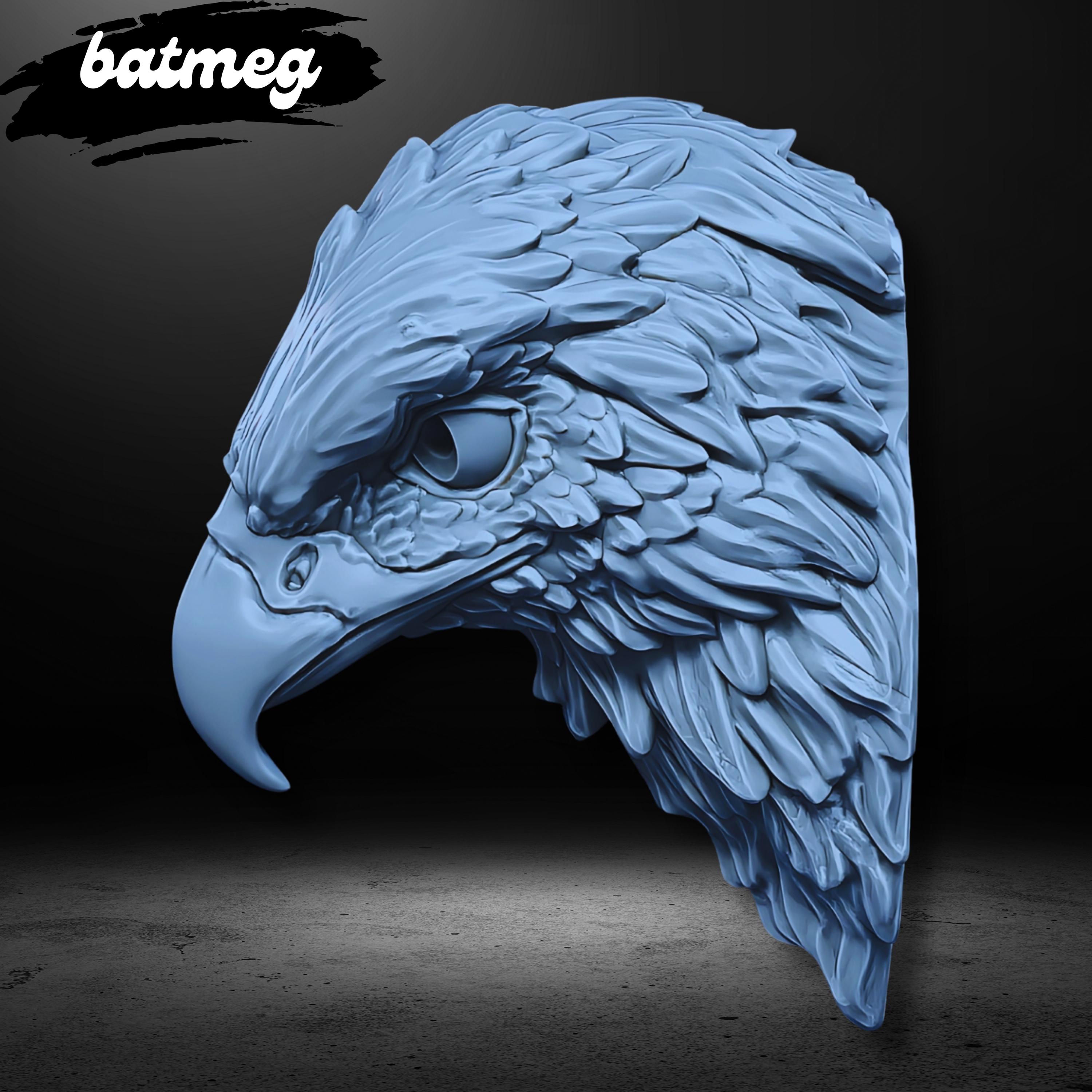 Eagle Wall Decoration, Eagle Stl File 3D Printing, Eagle Wall ...