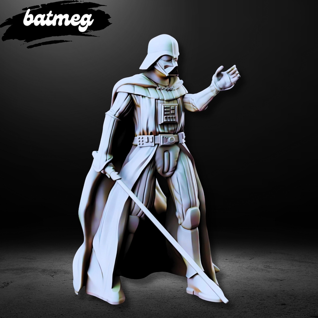 Darth Vader Figure, Starwars Stl File 3D Printing, 3D Model Design ...