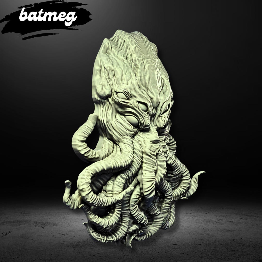 Cthulhu Wall Decoration, Cthulhu Stl File 3D Printing, Stl 3D Model ...