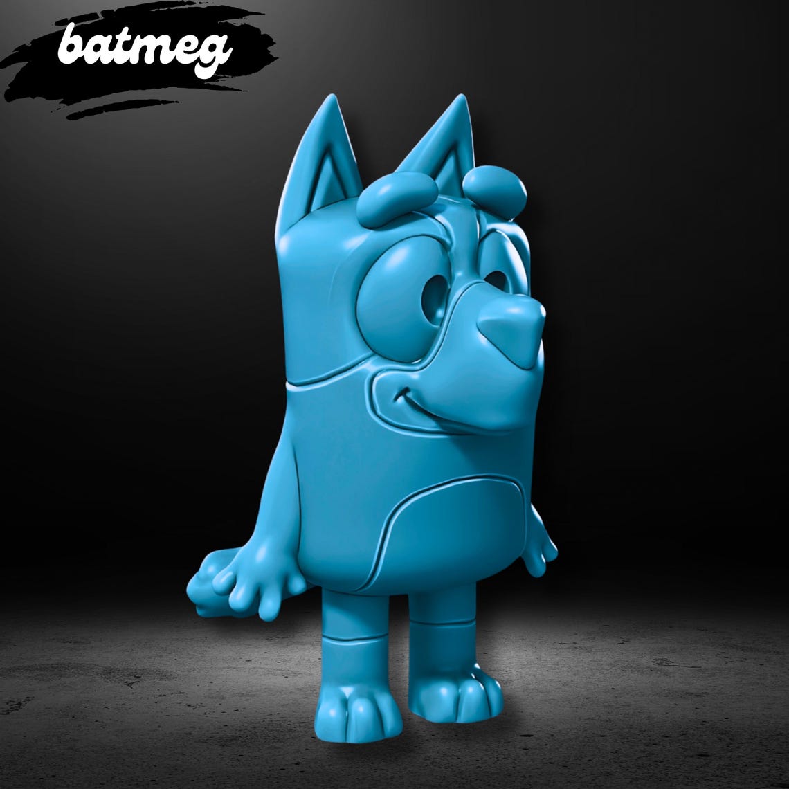 Figura de Bluey, archivo Stl de Bluey para impresión 3D, diseño de ...