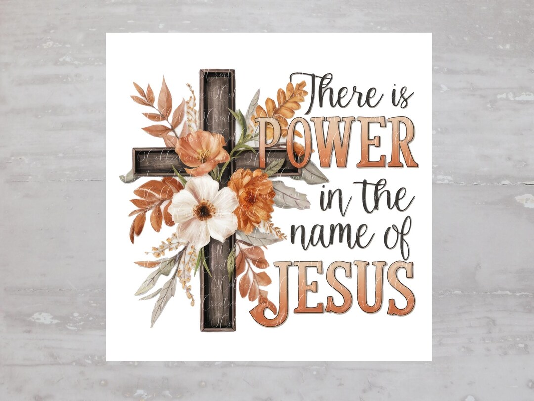 Power in the Name of Jesus Quilt Fabric Panel A225, Craft Quilt Fabric ...