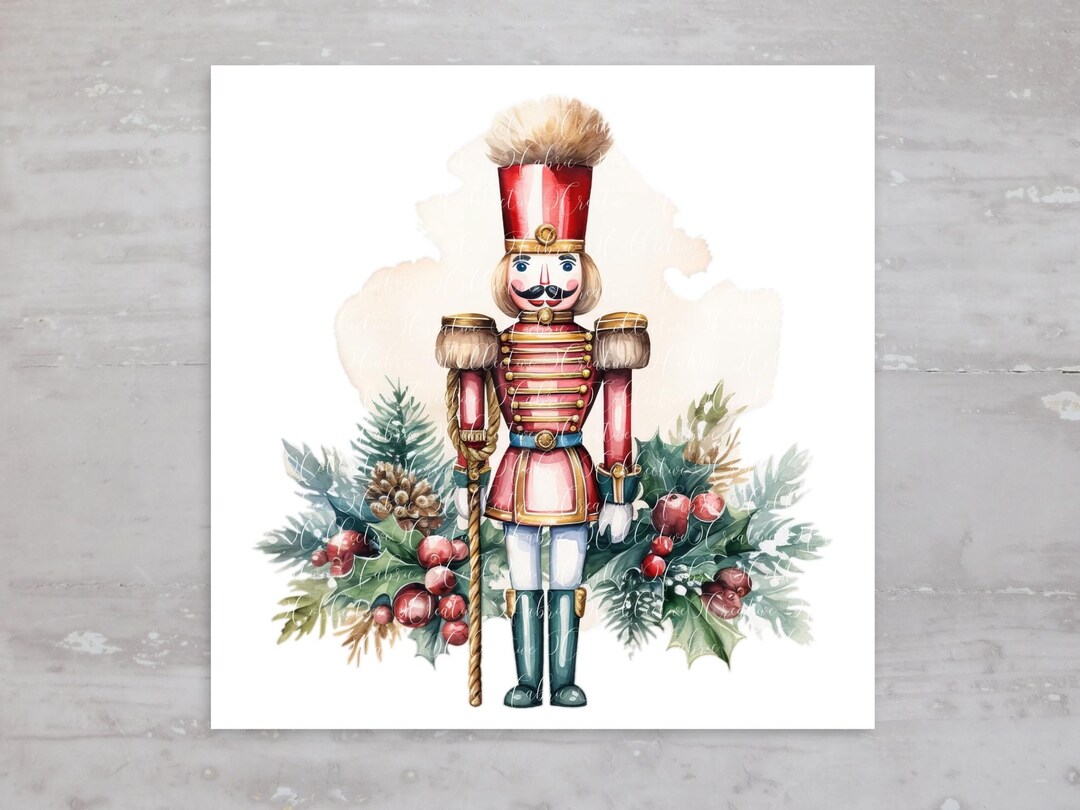 Christmas Nutcracker Soldier Quilt Fabric Panel A66, Square Quilt ...