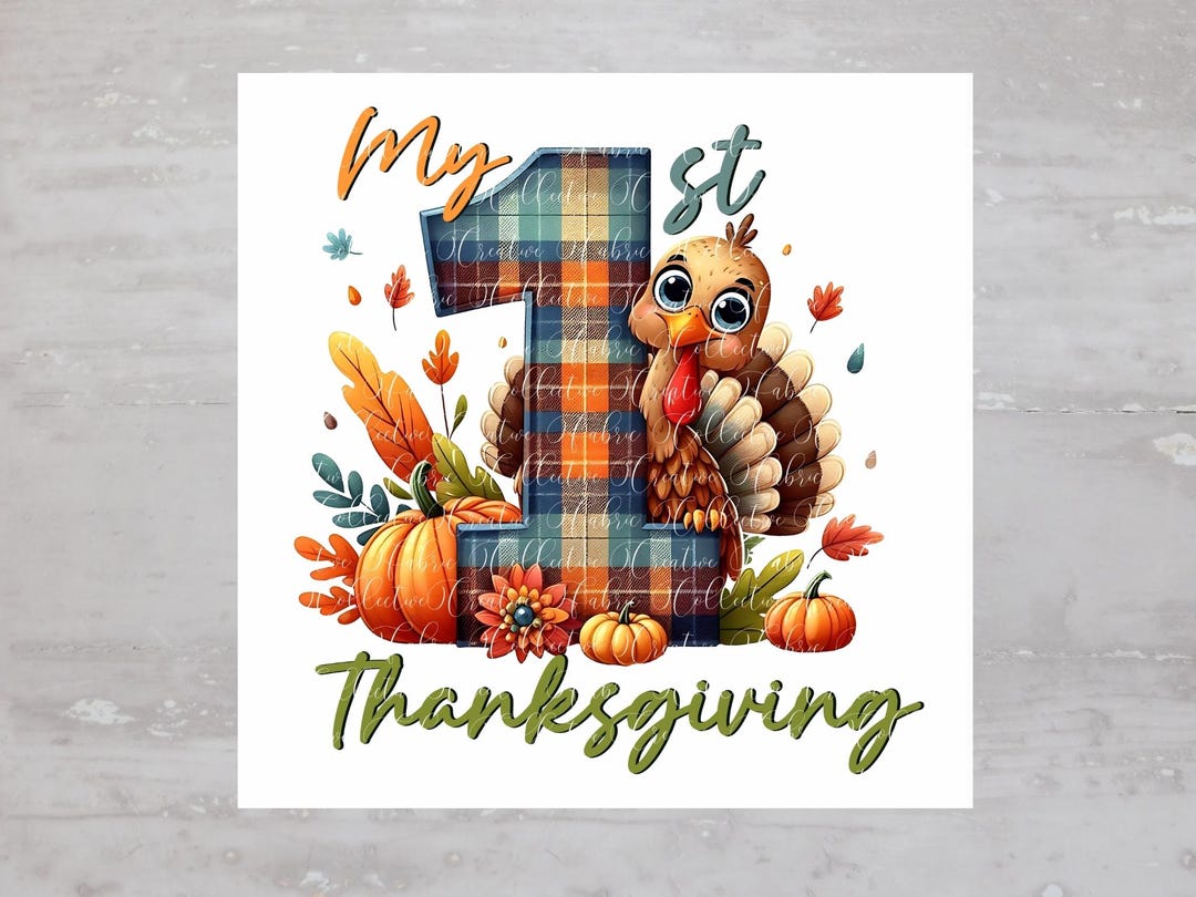 Babies First Thanksgiving Turkey Fabric Panel A363, Quilting Square ...