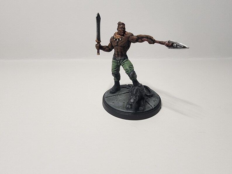 Custom, Commissioned, Hand-painted Killmonger Miniature for Marvel ...