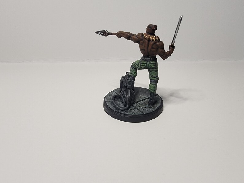 Custom, Commissioned, Hand-painted Killmonger Miniature for Marvel ...