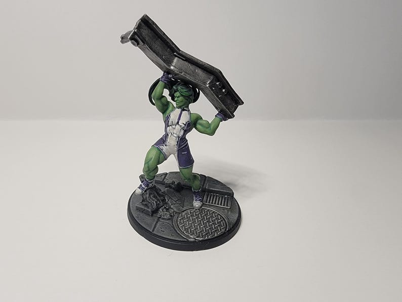 Custom, Commissioned, Hand-painted Immortal Hulk Miniature for Marvel ...