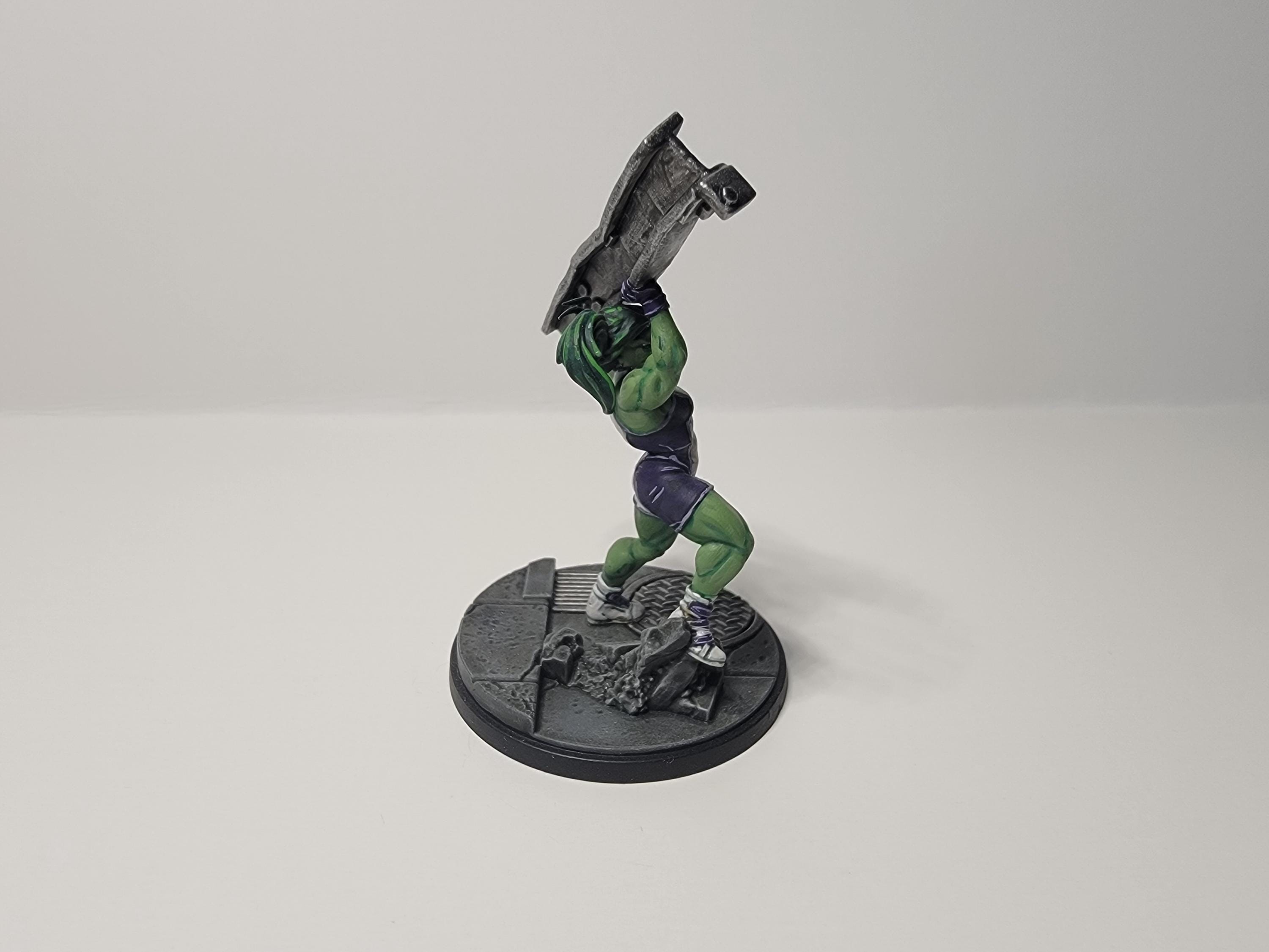 Custom, Commissioned, Hand-painted Immortal Hulk Miniature for Marvel ...