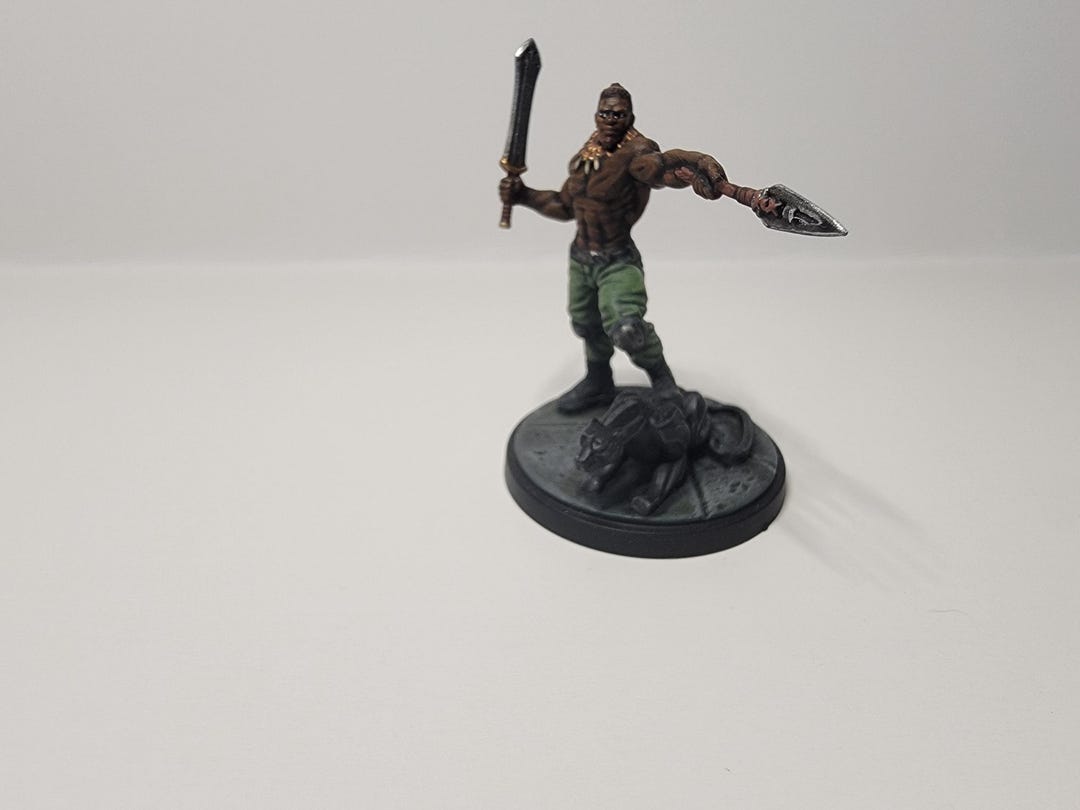 Custom, Commissioned, Hand-painted Killmonger Miniature for Marvel ...