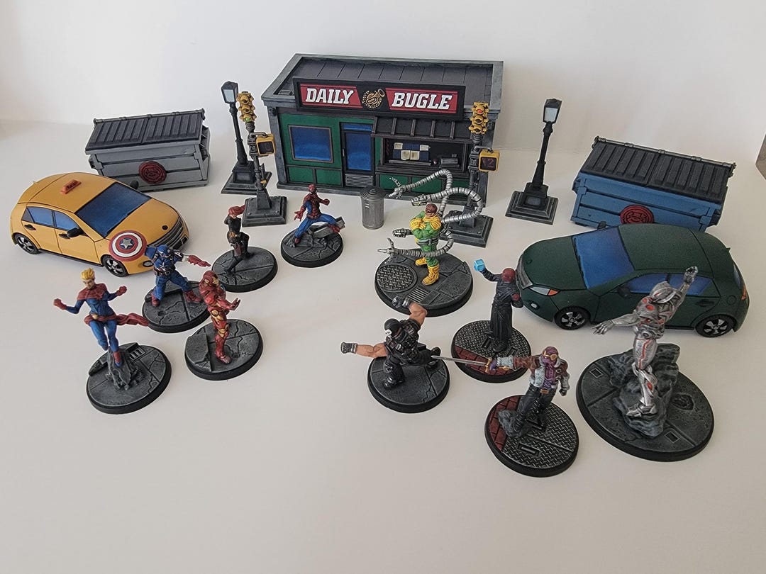 Custom Hand-painted Marvel Crisis Protocol Core Set Includes Miniatures ...