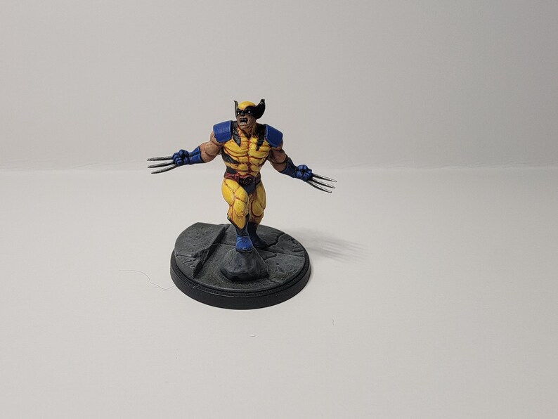 Custom, Commissioned, Hand-painted Wolverine Miniature for Marvel ...