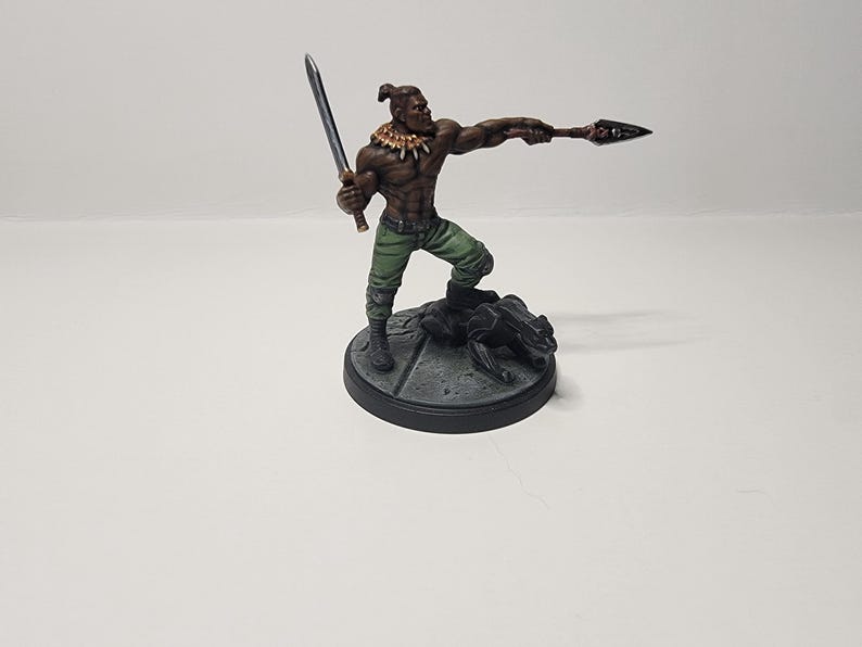 Custom, Commissioned, Hand-painted Killmonger Miniature for Marvel ...