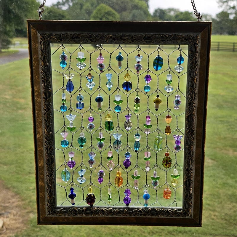 Chicken Wire Suncatcher - Etsy