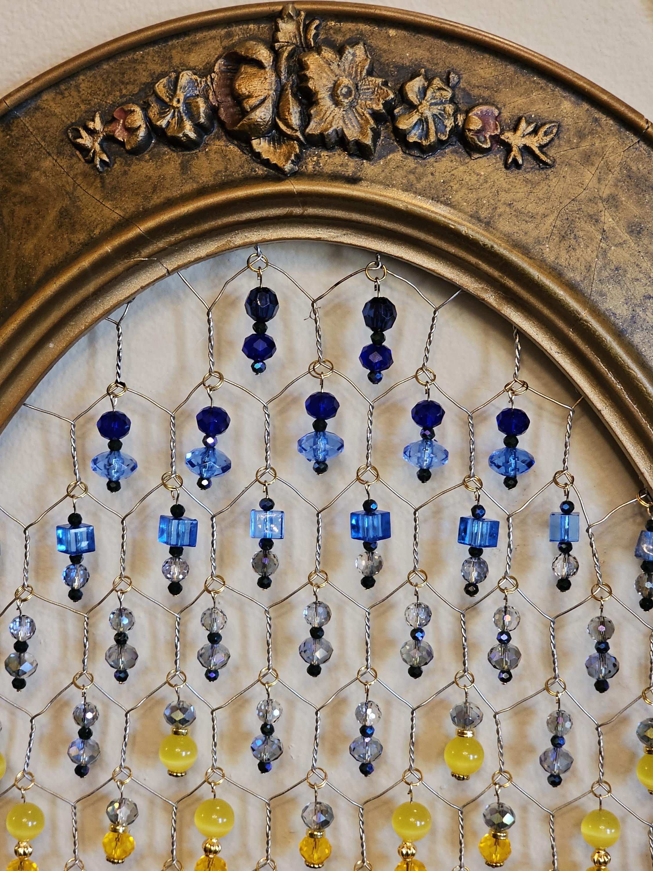 Sunrise on the Water Vintage Frame Chicken Wire Suncatcher - Etsy