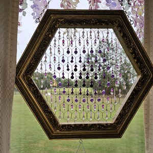 Beautiful Hexagon Chicken Wire Suncatcher - Etsy