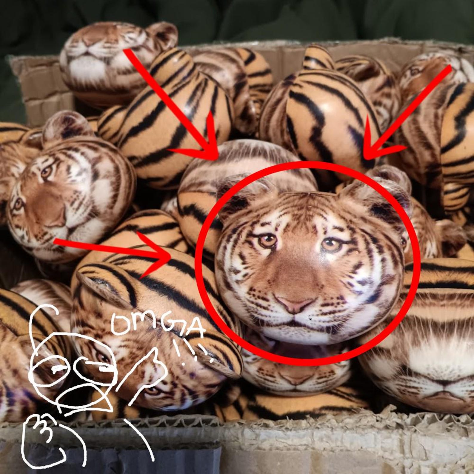 ITFT Tiger Stress Ball: Object Show Collectible - Etsy