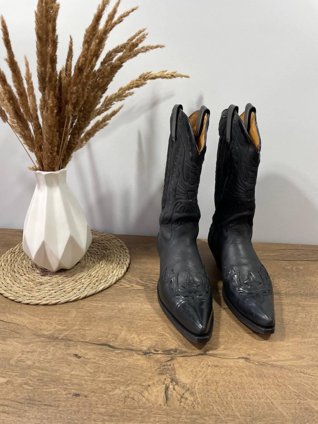 Sendra Cowboy Vintage Mens Leather Boots Size Us8 - Etsy