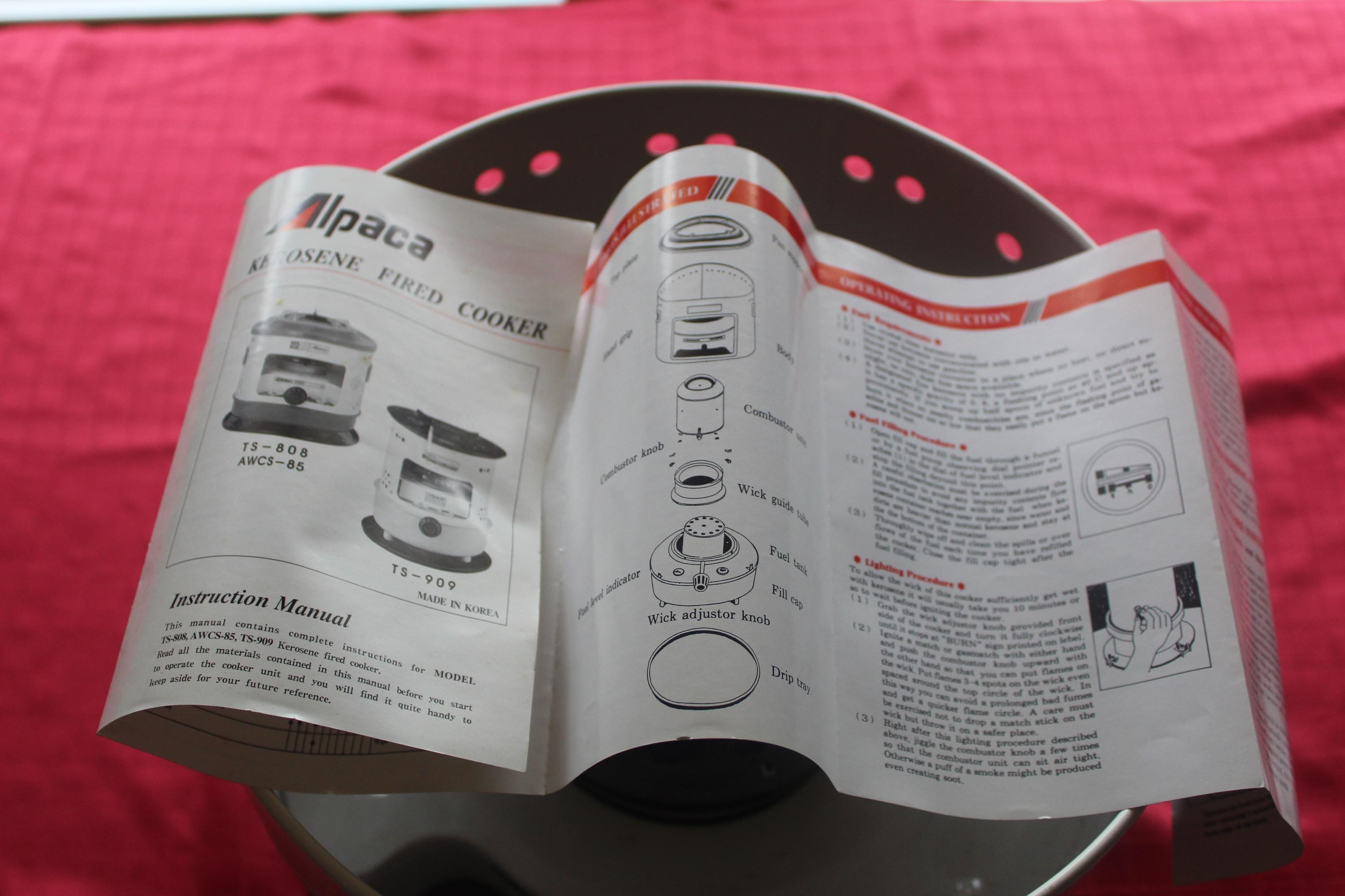 New Old Stock Rare ALPACA Kerosene Fired Cooker / Heater, Model AWCS-85 ...