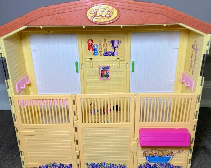 Barbie Doll Horse Stable 2000 - Rare - Etsy