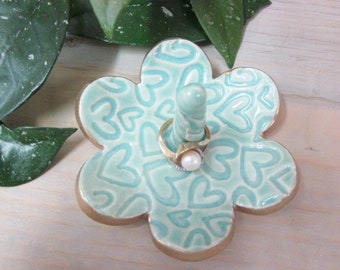 Flower ring holder | Etsy
