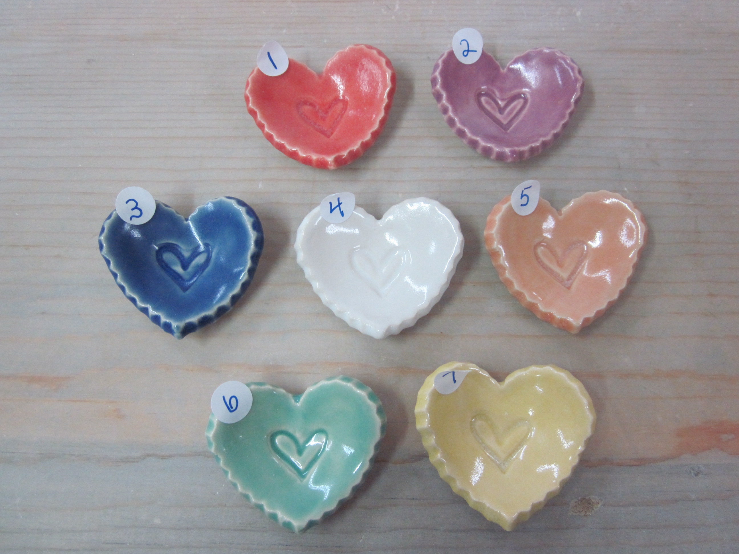 Mini Heart Ring Holder Dish, Fidget or Worry Stone, Daughter Gift ...