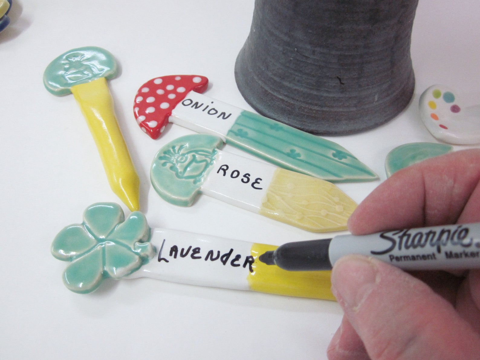 Plant Markers, Plant Decoration, Mushroom, Frog, Plant Lovers Gift ...
