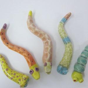 Garden Slug Plant Decoration, Ceramic Slug for Planter, 4 to 5 Long ...