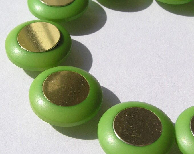 Lime Green Buttons X10 - Etsy