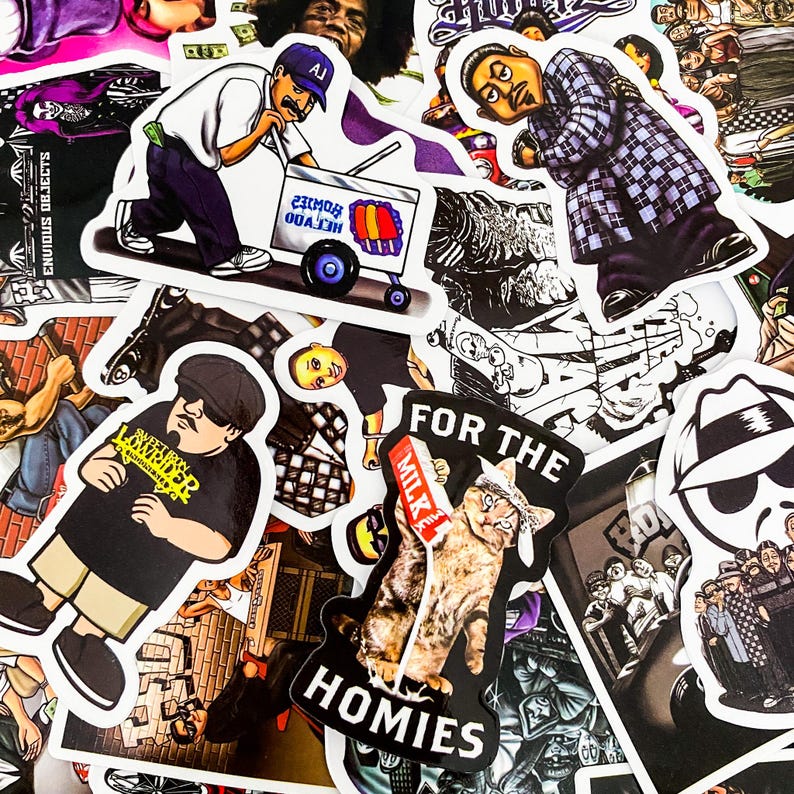 50pcs Homie Stickers, Chicano Culture Stickers, Graffiti Stickers ...