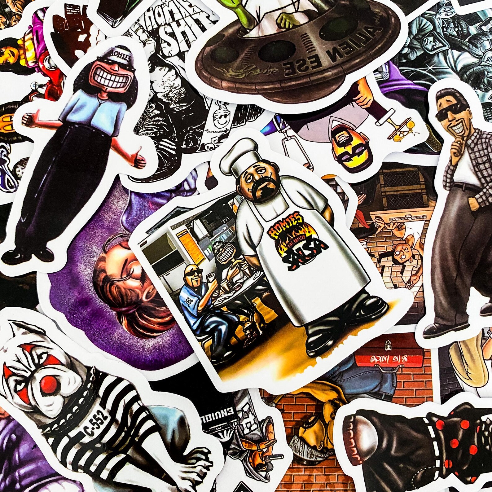 50pcs Homie Stickers, Chicano Culture Stickers, Graffiti Stickers ...