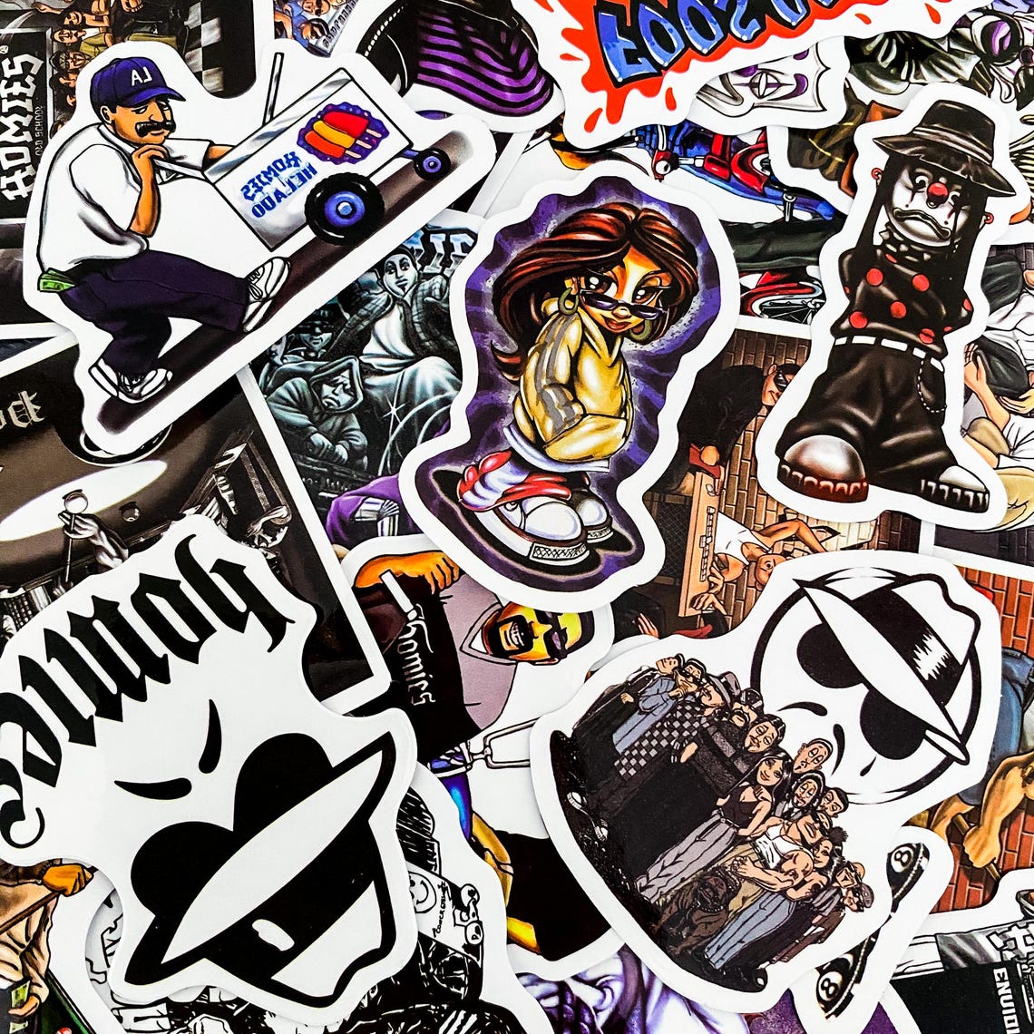 50pcs Homie Stickers, Chicano Culture Stickers, Graffiti Stickers ...