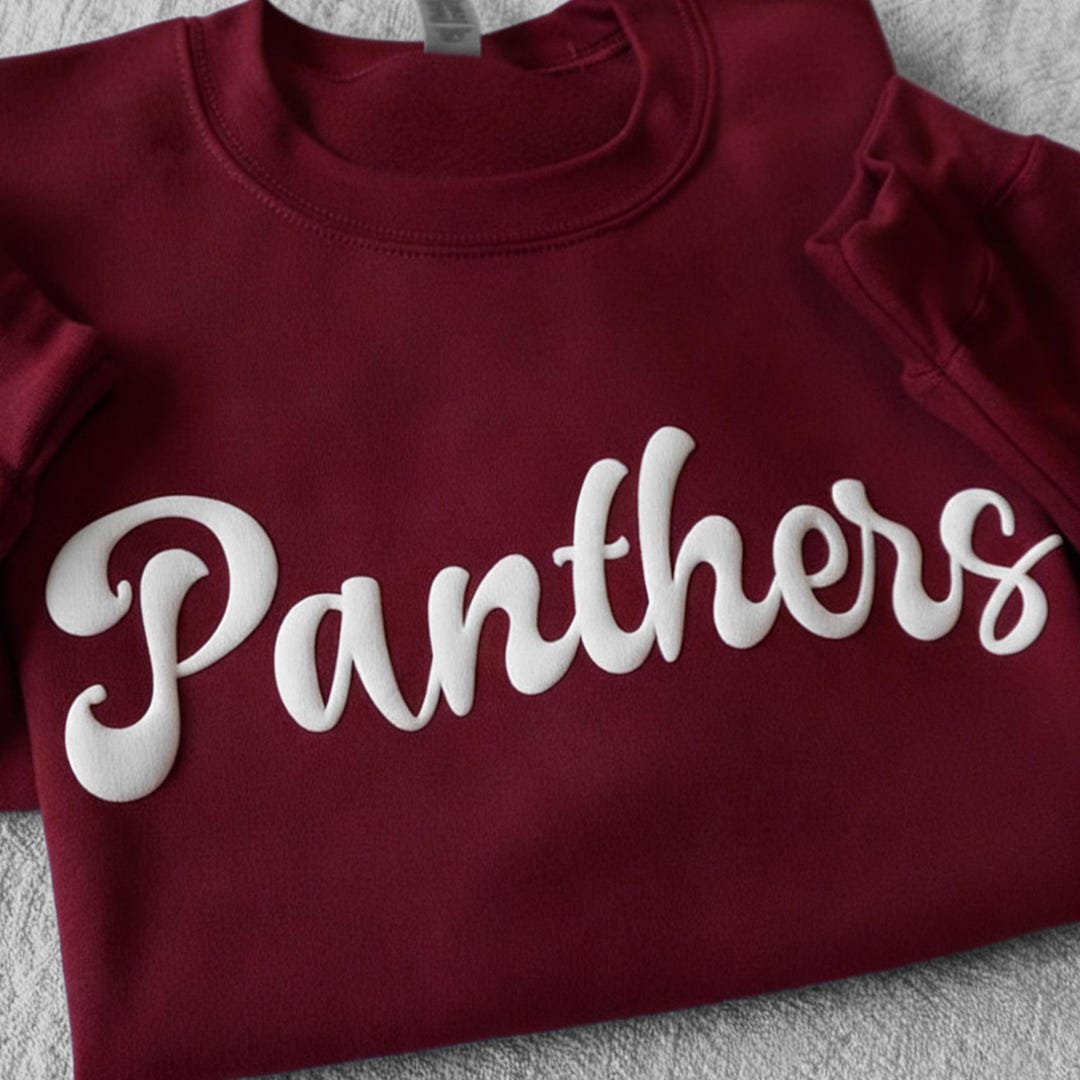 Custom Shirt Puff Print | Personalized 3D Lettering Tee | Comfort ...