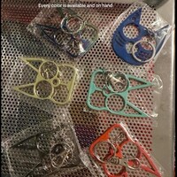 Cat Keychain - Etsy