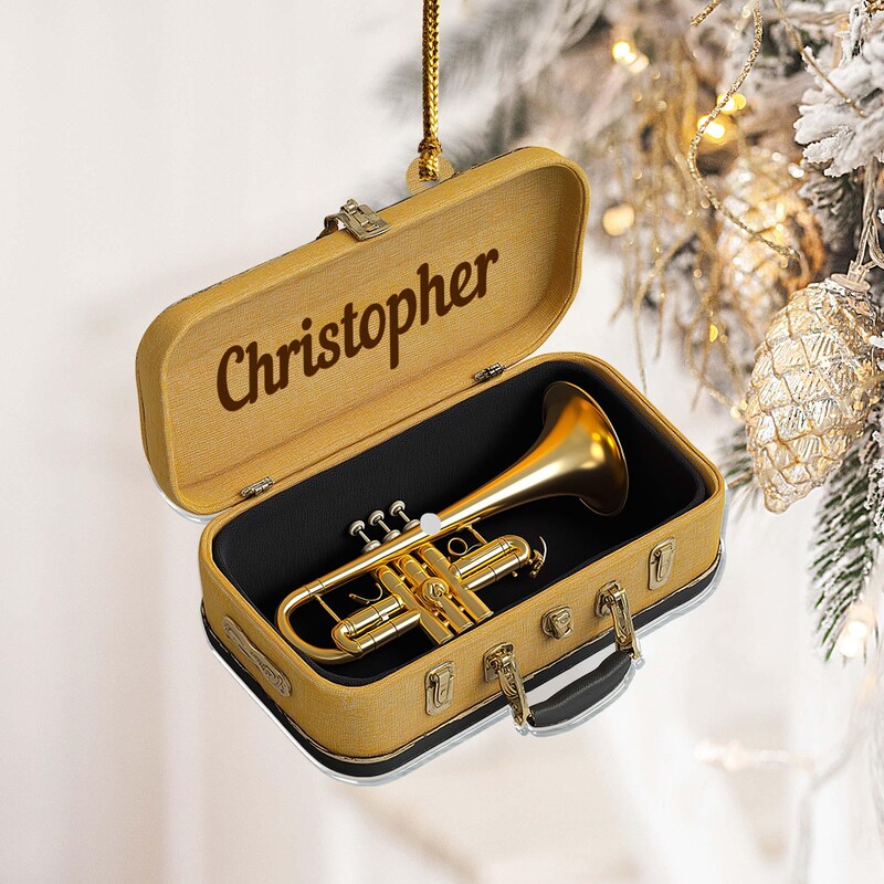 Trumpet Ornament - Etsy