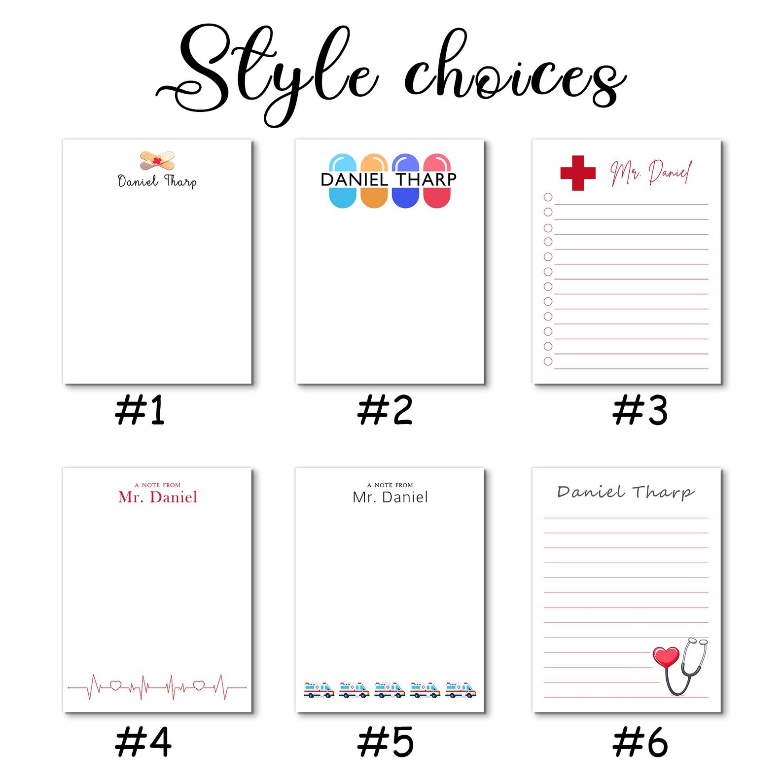 Personalized Nurse Notepad, Doctor Notepad, Nurse Appreciation Gift ...