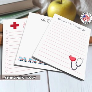 Personalized Nurse Notepad, Doctor Notepad, Nurse Appreciation Gift ...