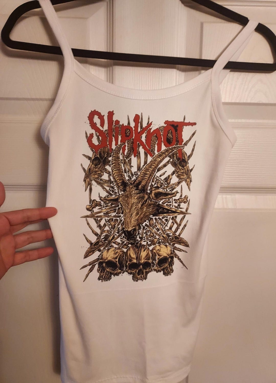 Metal Tank Top Metal Shirt Metal Tank Top Ribbed Ram Skulls Band Tank ...