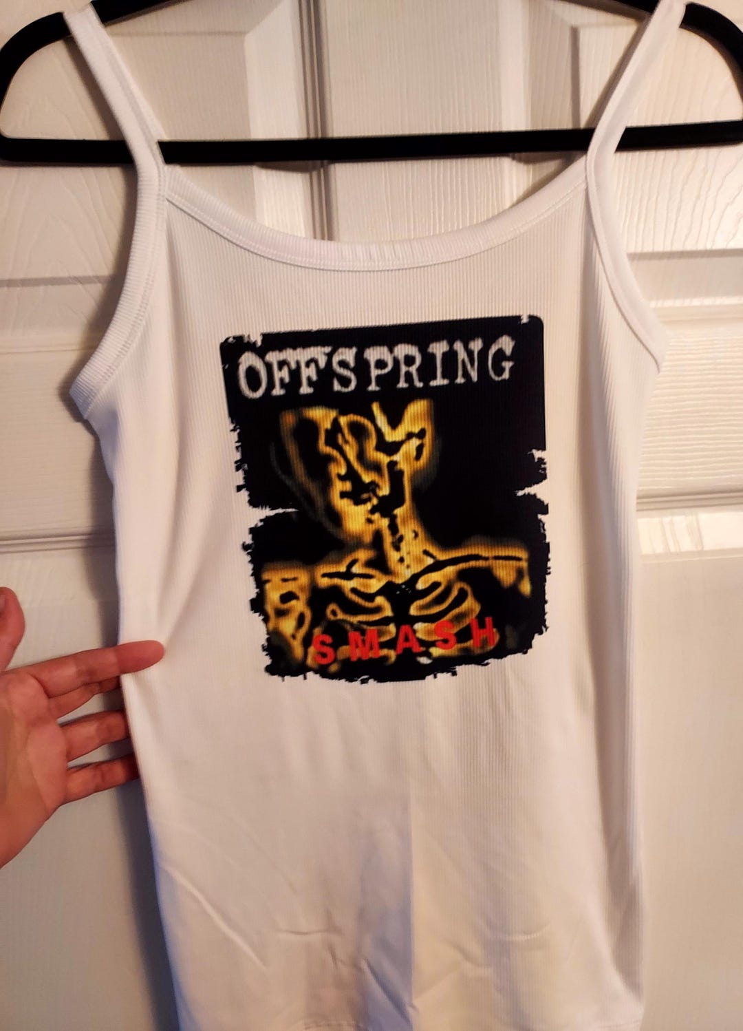 Custom Band Shirt Customizable Band Tank Top Hand Cropped Custom Band ...