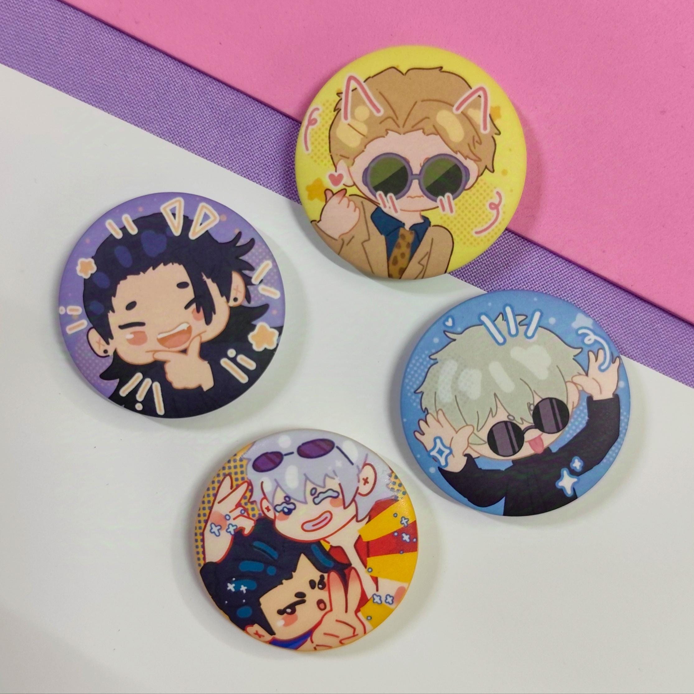 Jujutsu Kaisen JJK 1.75" Button Pins Badges - Etsy Canada