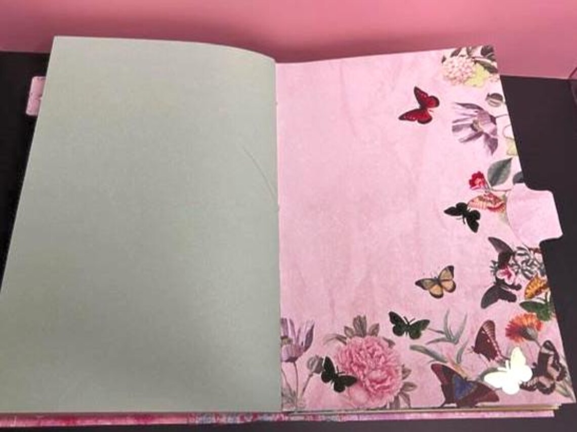 Lay Flat Journal With Cloth Spine - Etsy