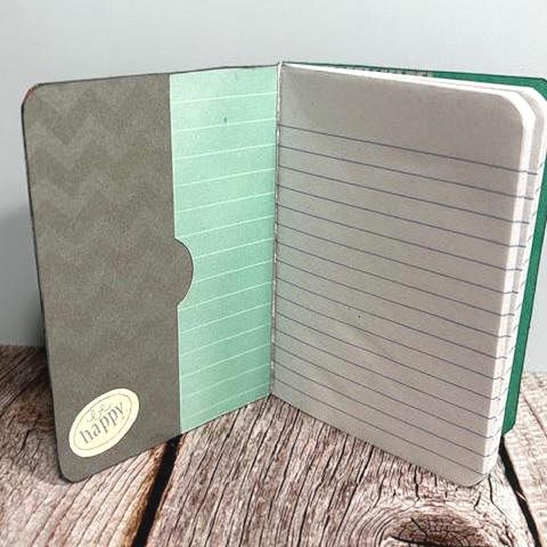 Mini Altered Notebook - Etsy
