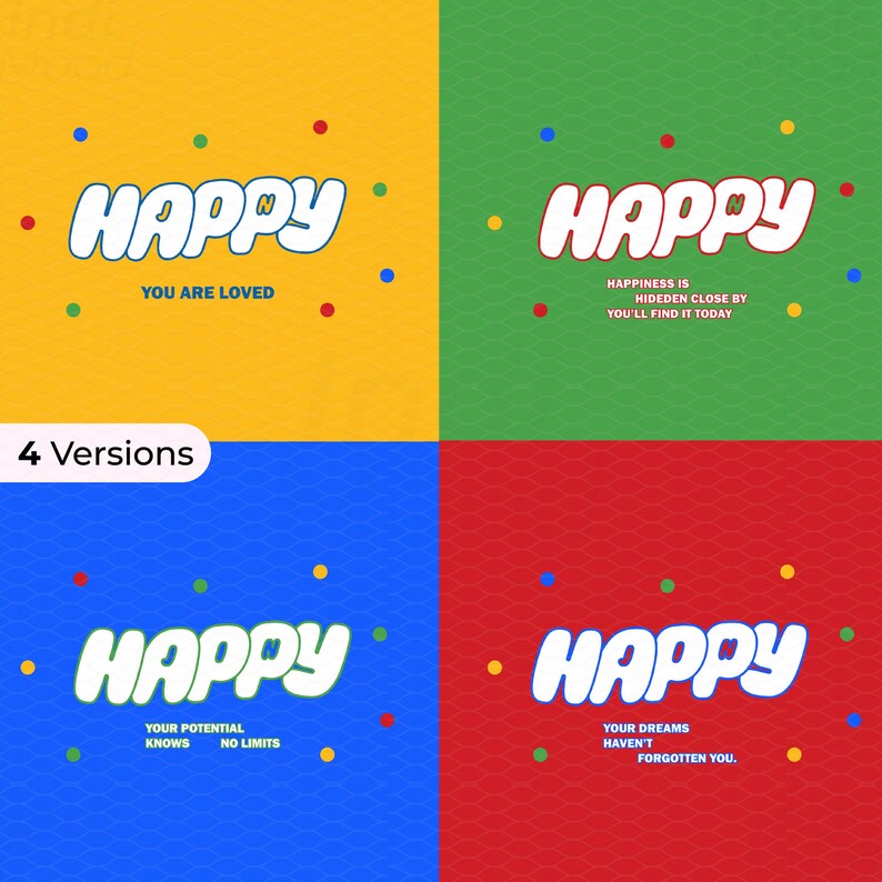 BTS Jin HAPPY, Digital Download, Happy Jin Design, Gifts for BTS Fan ...