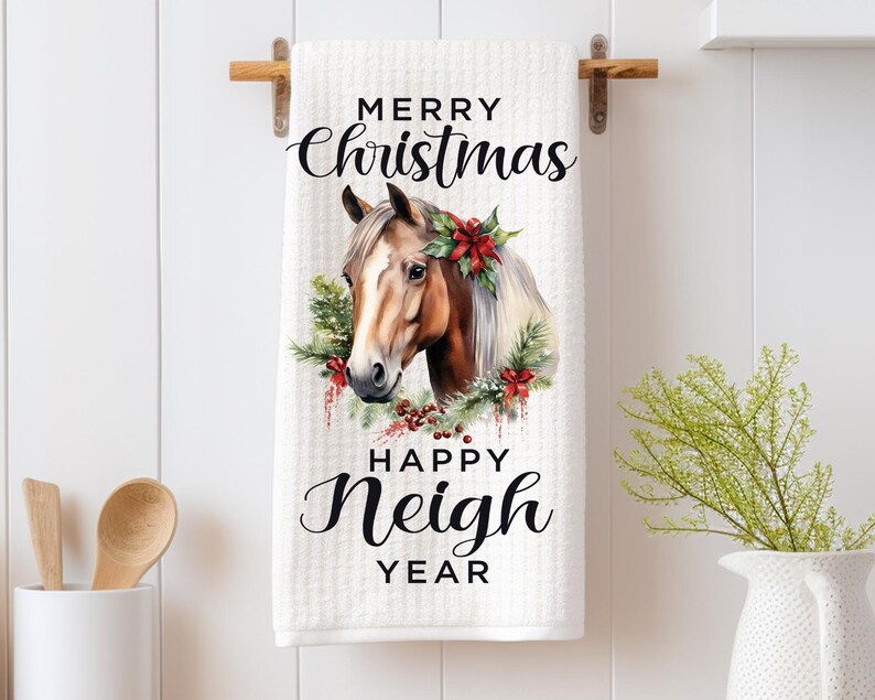 Funny Christmas Farm Kitchen Towel Sublimation Designs, Farm Kitchen ...