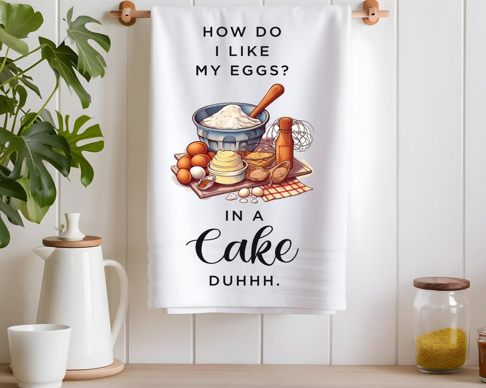 Baking Themed Kitchen Towel Sublimation Design | Kitchen Towel PNG ...