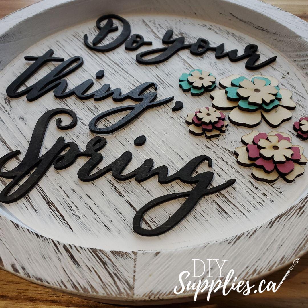 Frühling Zeichen SVG, Laser Cut Dateien, Blumen Dekor (Digitaler ...